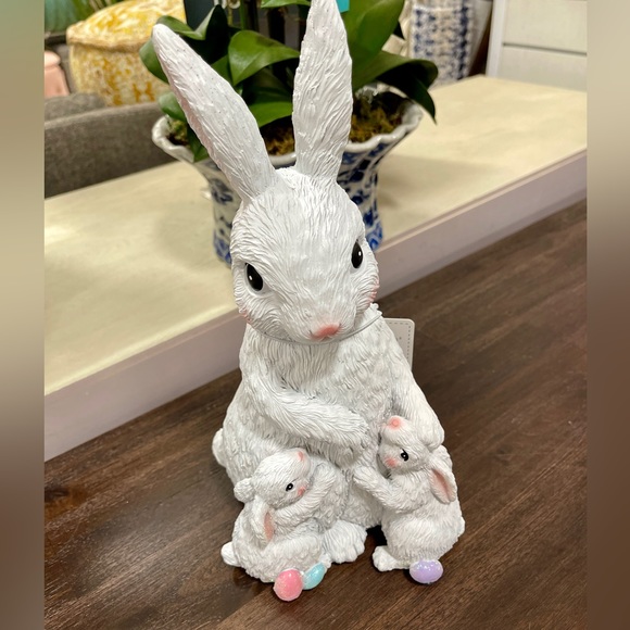 T.J.Maxx | Holiday | Easter Bunny Trio Mama With Babies Glitter Eggs ...